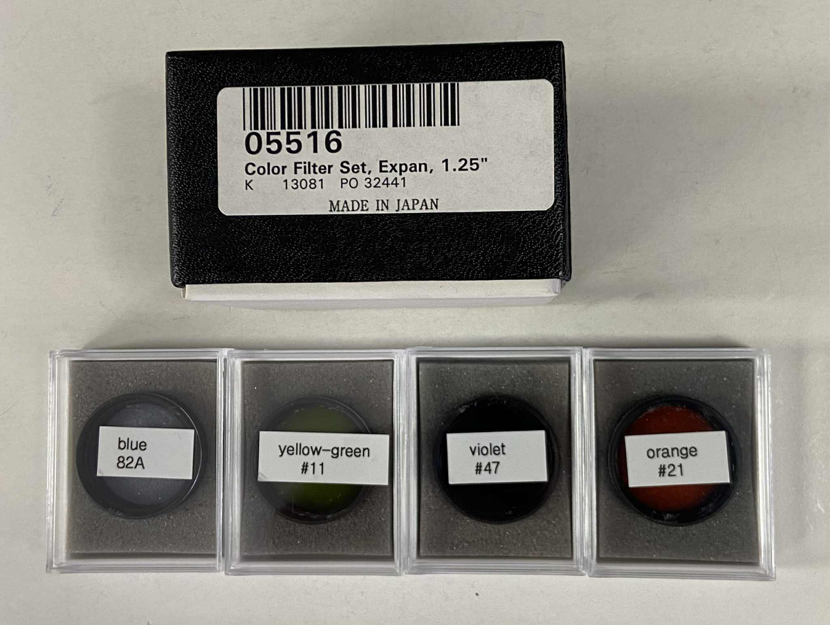 Used Orion Color Filter Set, 1.25", 05516 – Mile High Astronomy