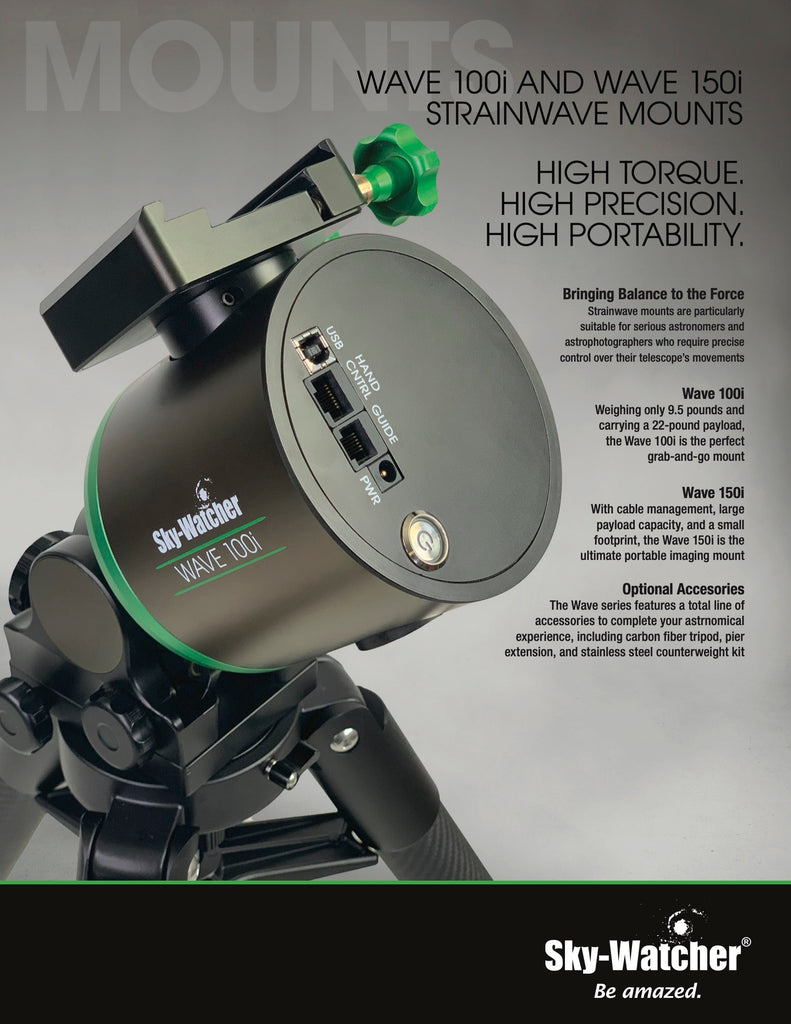 Wave 150i Strainwave Mount – Mile High Astronomy