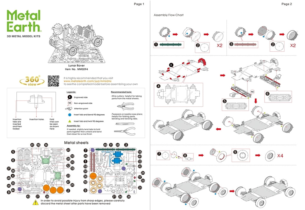 Apollo Lunar Rover Model Kit – Mile High Astronomy