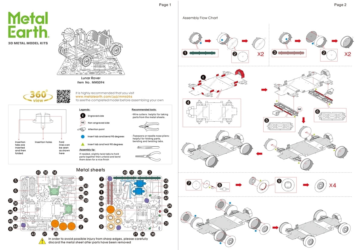 Apollo Lunar Rover Model Kit – Mile High Astronomy