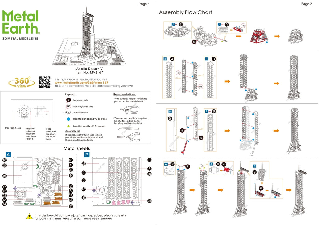 Apollo Saturn V Model Kit – Mile High Astronomy
